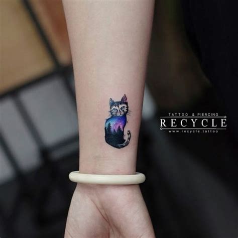 1001 ideas de tatuajes de gatos simbólicos en fotos Diseño de