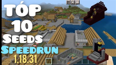 TÓP 10 Seeds Speedrun Minecraft Bedrock 1 19 YouTube