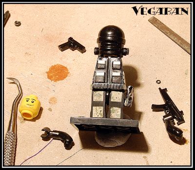 Relojes y más cosas Custom Lego Minifigs Agente del SWAT