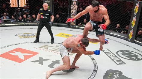 KSW Colosseum 2 Mamed Khalidov Seals Trilogy With Flying Switch Kick