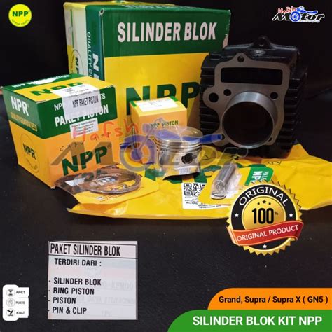 Blok Boring Silinder Cylinder Seher Piston Kit Set Honda Grand Supra X
