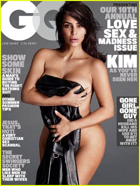 Kim Kardashian Strips Down For First Ever Gq Cover Kim Kardashian