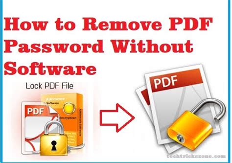 how to remove password from pdf without using any software [trick]