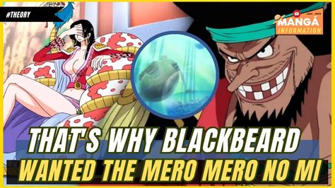 ONE PIECE BLACK BEARD THEORY THAT S WHY BLACKBEARD WANTED THE MERO
