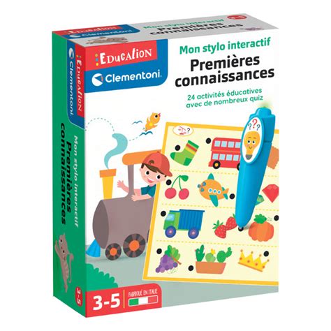 Mon stylo interactif premières connaissances Clementoni King Jouet