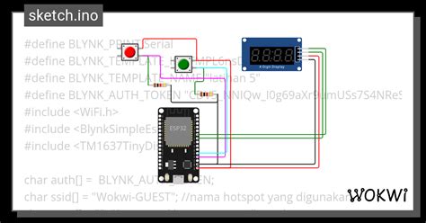 Ruangan 2 Wokwi ESP32 STM32 Arduino Simulator