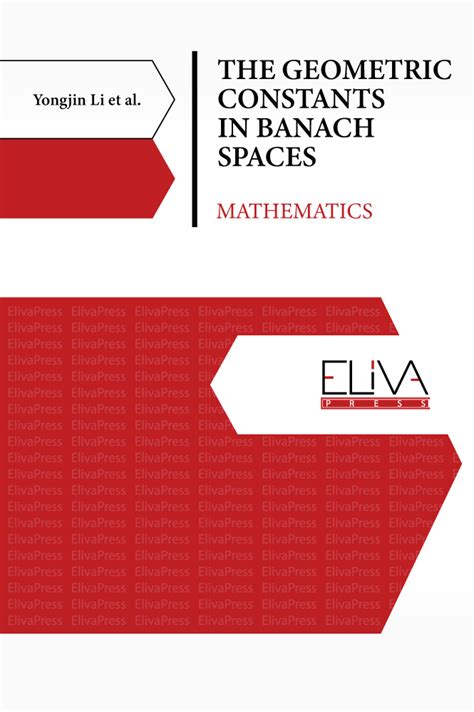 the geometric constants in banach spaces mathematics