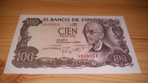 Descubre El Valor Del Billete De 100 Pesetas De 1970