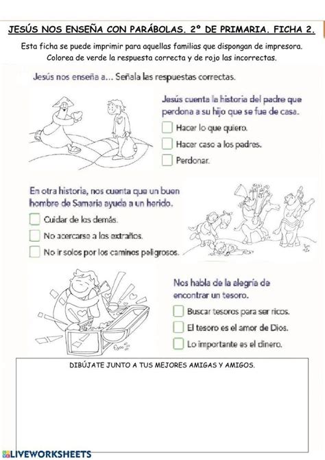 Jesús nos enseña con Parábolas 2º de Primaria CEIP AL ÁNDALUS