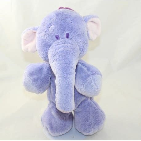 Copia Di Peluche Elefante Lumpy DISNEY Grandi Piedi Viola 20 Cm