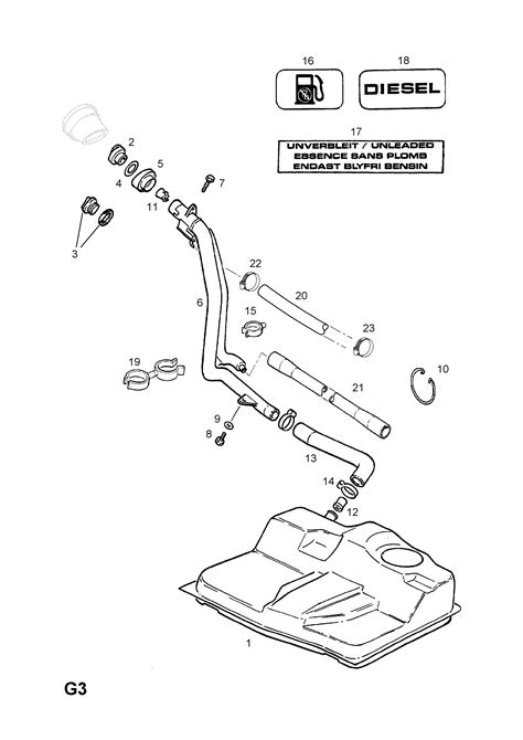 Opel CORSA B TIGRA A Fuel Tank Contd EPC Online WebAutoCats