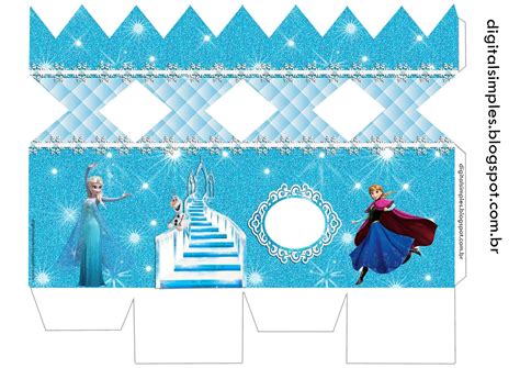 Festa Tema Frozen para Imprimir Grátis Convites Digitais Simples
