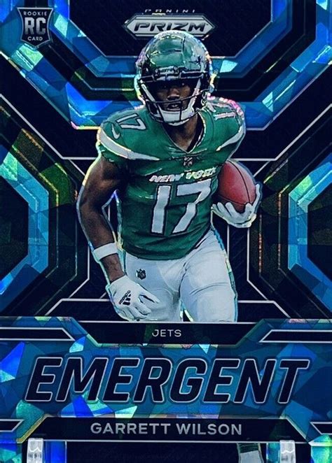 Garrett Wilson Prizm E Emergent Blue Ice Price Guide