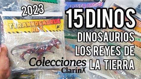 Dinosaurios de juguete 15 DINOS Colecciones Clarín Los Reyes de la