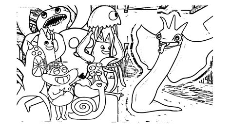Gallery The Haunting Enigma Discover Garten Of Banban Coloring Pages