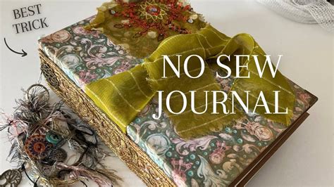 No Sew Junk Journal Tutorial From Scratch Start To Finish For