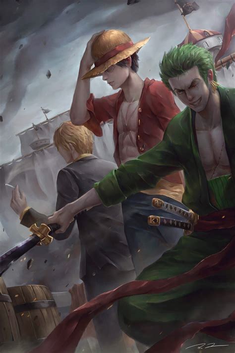 Luffy And Zoro And Sanji Wallpaper