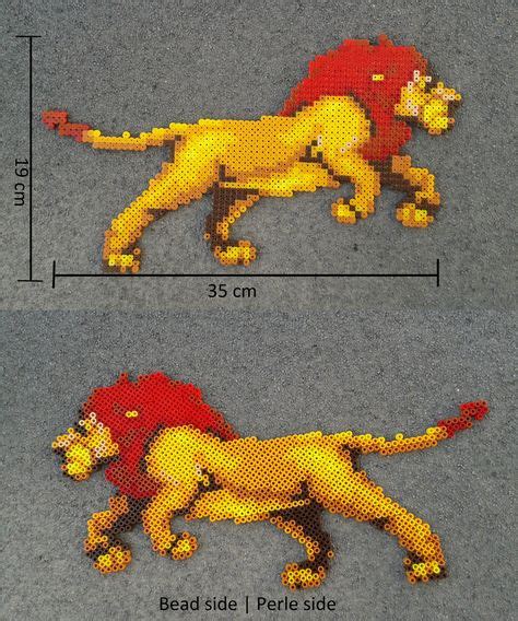 Lion King Hama Ideas Perler Bead Patterns Perler Beads Designs