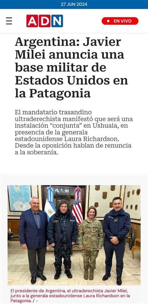 La OTAN y USA históricos aliados de Argentina al dar el anuncio Milei