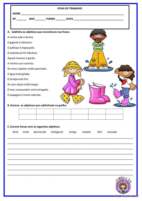 ADJETIVO Português PLE apostilas pdf doc