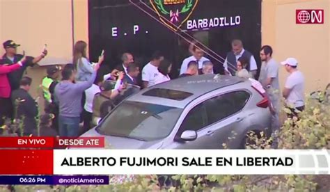 En Libertad El Expresidente Peruano Alberto Fujimori Sale De La