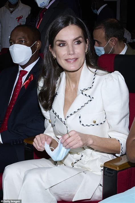Queen Letizia Of Spain Looked Sensational In An All White Outfit