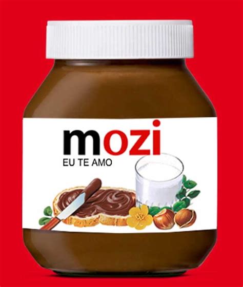 Rótulo Nutella Personalizada Elo7 Produtos Especiais