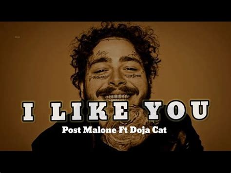 Post Malone I Like You Lyrics Ft Doja Cat Youtube