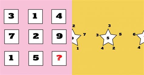 Câu đố tính toán Tìm quy luật logic và mối liên hệ giữa các dãy số