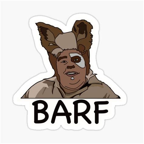Spaceballs Barf Sticker For Sale By Pixel Edart Redbubble