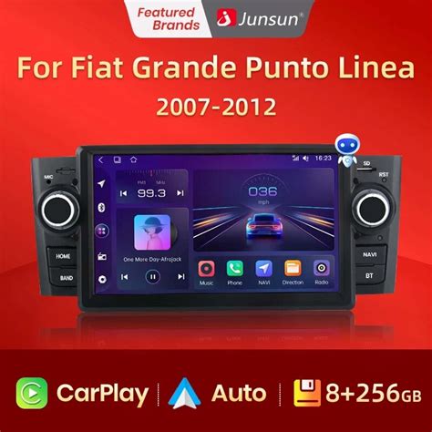 Junsun Android Car Radio Player For Fiat Grande Punto Linea