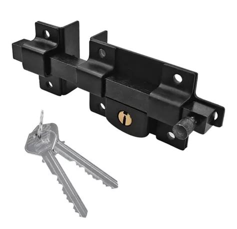 Cerradura Chapa Phillips Barra 800 Izq Alta Seg Negro Mate Envío gratis