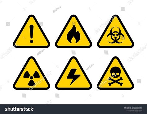 Symbol Hazardous Toxic Warning Sign Chemical Hazard Sign Off