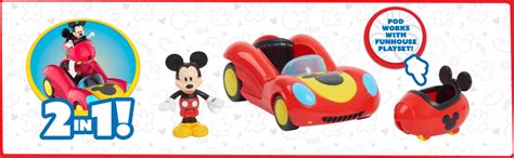 Amazon Disney Junior Mickey Mouse Funhouse Transforming Vehicle