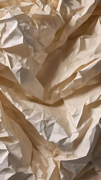 Textura De Papel Arrugado De Primer Plano Foto Premium