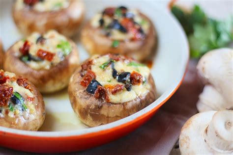 Champignons farcis à l italienne Les Recette de A à Z