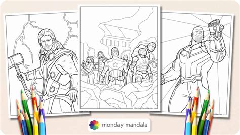 Marvel Avengers Coloring Pages Free Pdf Printables