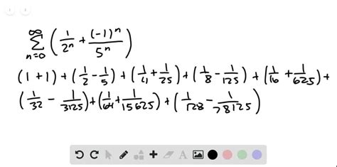 solved write out the first eight terms of each series to show how the series starts then find
