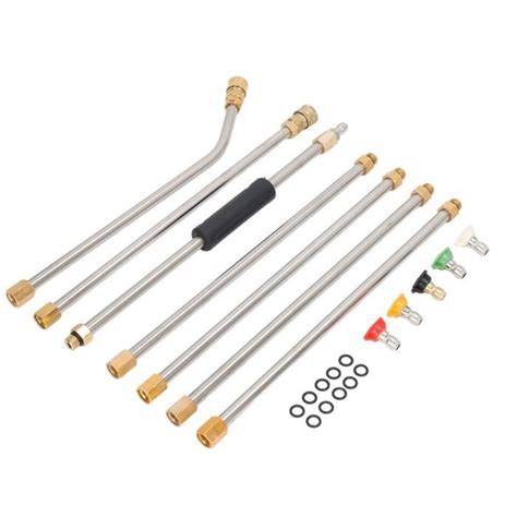 Dilwe Lance Pour Nettoyeur Haute Pression Ensemble De Baguettes D