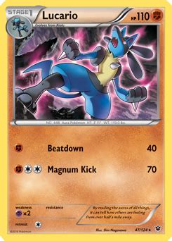 Lucario Pok Dex
