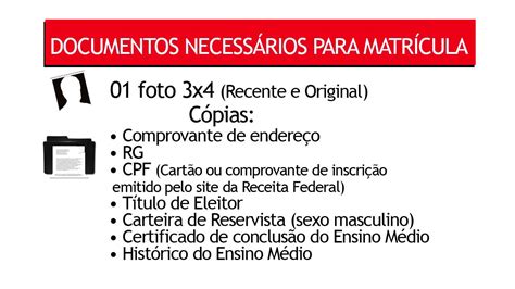 Documentos Necess Rios Para Matr Cula Na Faculdade Federal Salvar