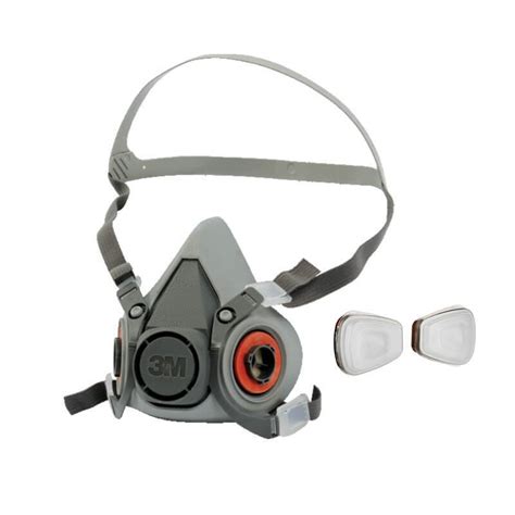 Kit demi masque série 6000 2 cartouches anti poussières gaz a2 p2