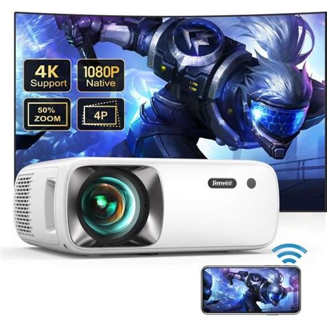 Videoprojecteur 20000 Lumens 4K Supporte Retroprojecteur Native 1080P