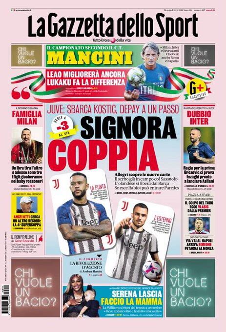 I Giornali Del 10 Agosto