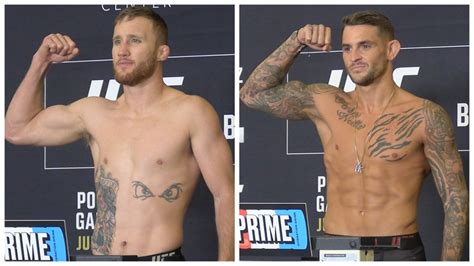 UFC 291 Official Weigh In Videos Poirier Vs Gaethje 2 MMAWeekly