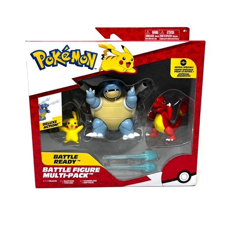 Pokemon Battle Ready Multi Pack Pikachu Blastoise Charmeleon