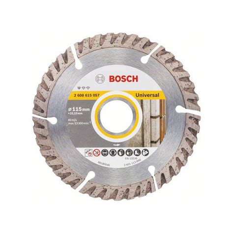 DISQUE À TRONÇONNER DIAMANTÉ STANDARD FOR UNIVERSAL 125 X 22 23 BOSCH