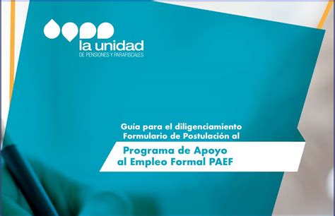Gu A Para El Diligenciamiento Formulario De Postulaci N Al Programa De