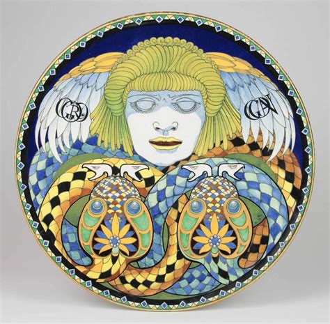 Achille Calzi Piatto Con Gorgona 1918 Maiolica Faenza Museo