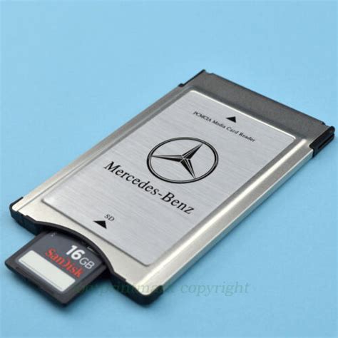 PCMCIA TO SD SDHC CARD Adapter For Mercedes Benz SanDisk 16G 80MB S